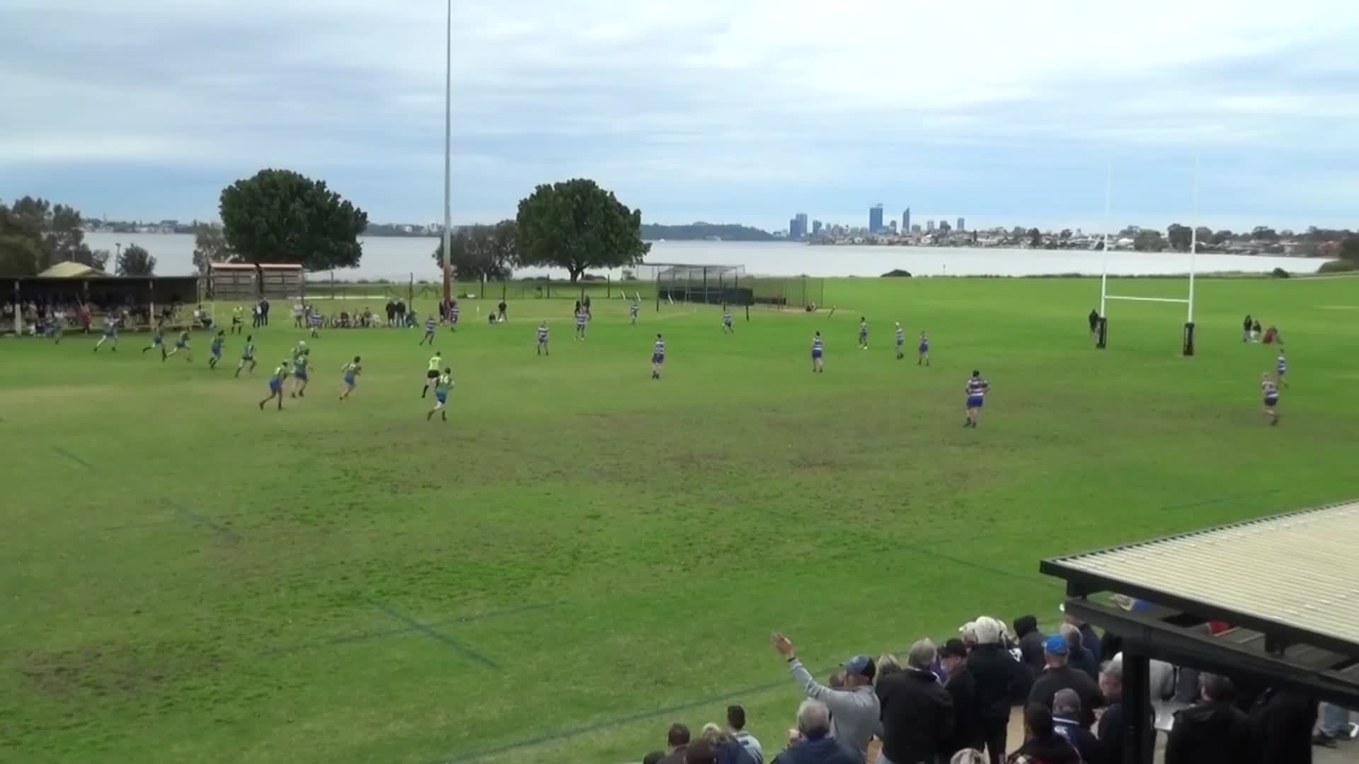 Foot work to beat defender - Palmyra Rugby Club highlights - Hudl