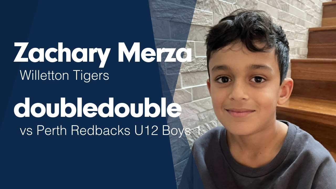 Double Double vs Perth Redbacks U12 Boys 1 - Zachary Merza highlights ...