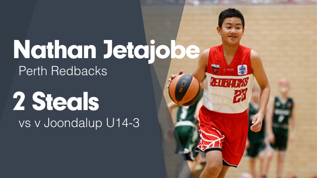 2 Steals vs v Joondalup U14-3 - Nathan Jetajobe highlights - Hudl